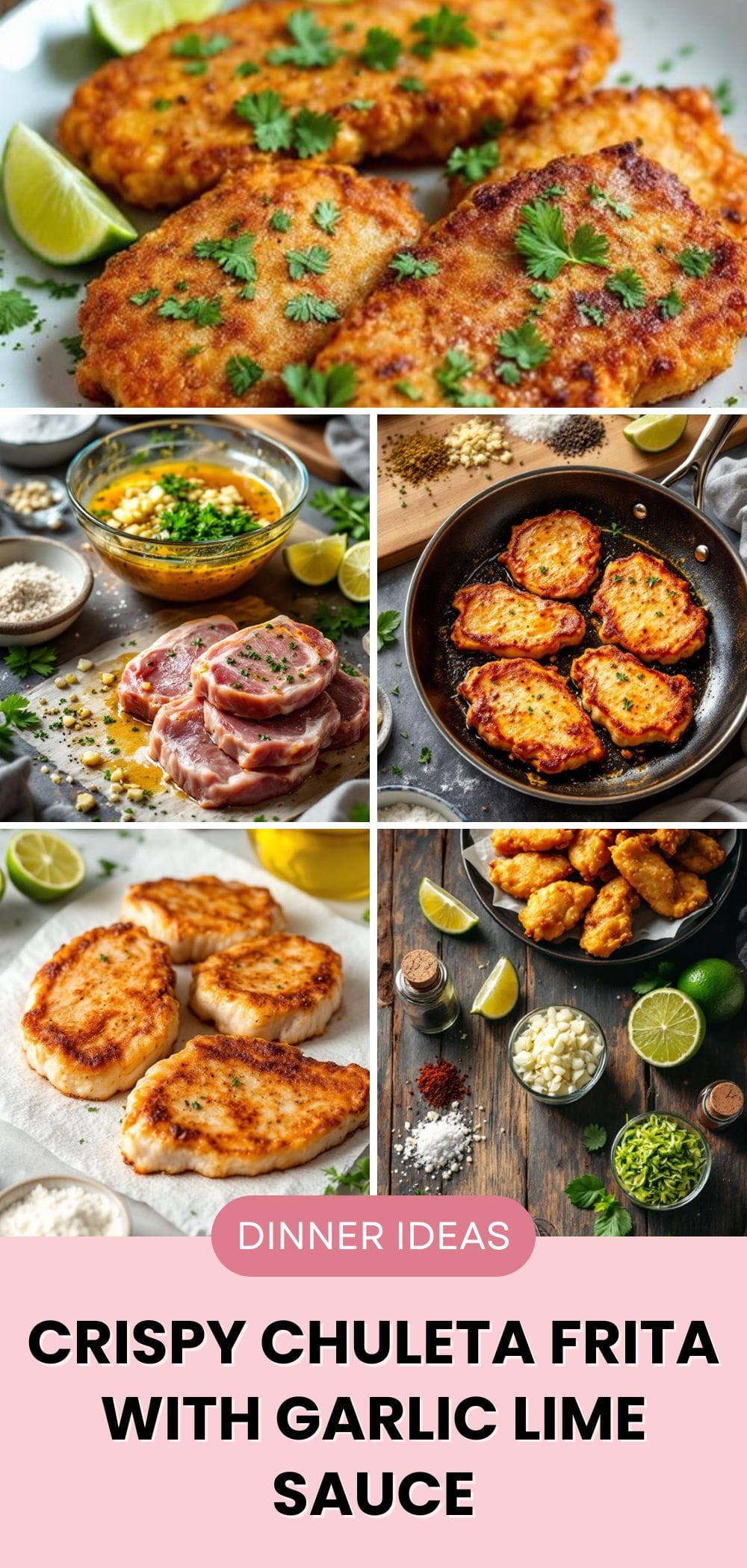 Crispy Chuleta Frita With Garlic Lime Sauce - Recipe Archive